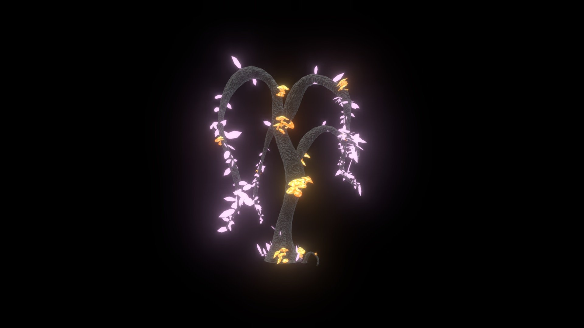 Alien Tree with Mushrooms - Download Free 3D model by bl_odymary ...
