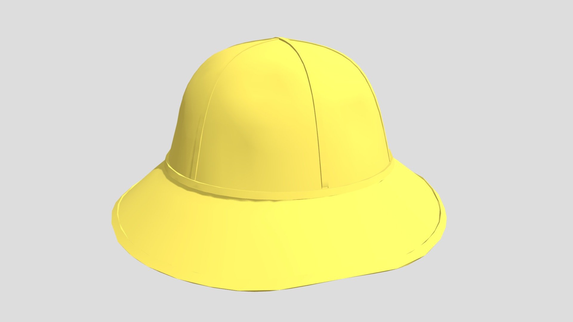 Yellow Hat for Children - 3D model by shichikinJP [a4f415e] - Sketchfab