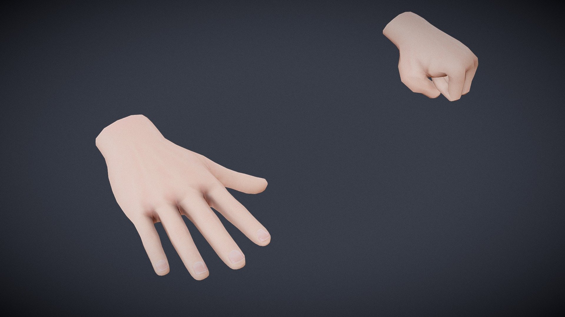 VR Game Ready | Hands - Buy Royalty Free 3D model by Saritasa [a4f53ab ...