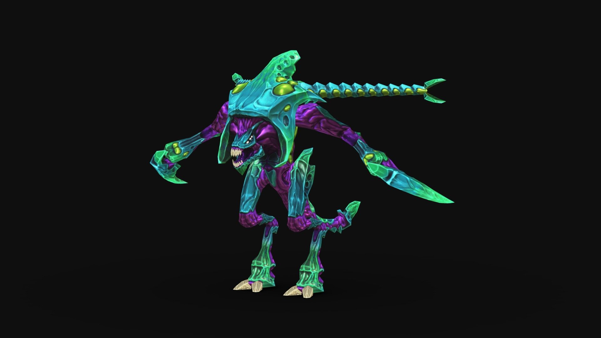 Insect_Shooter_03T - 3D model by CC (@ccsf) [a4f54e8] - Sketchfab