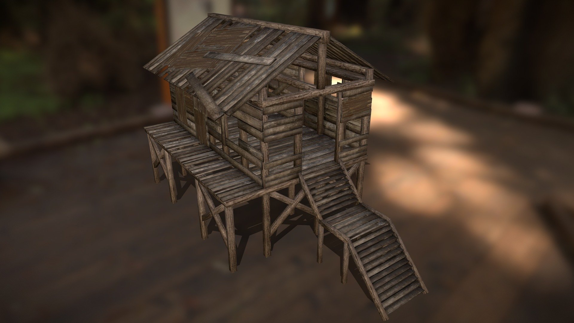 Old Shack 01 - 3D model by ANRUVAL_3D_MODELS [a4f5631] - Sketchfab