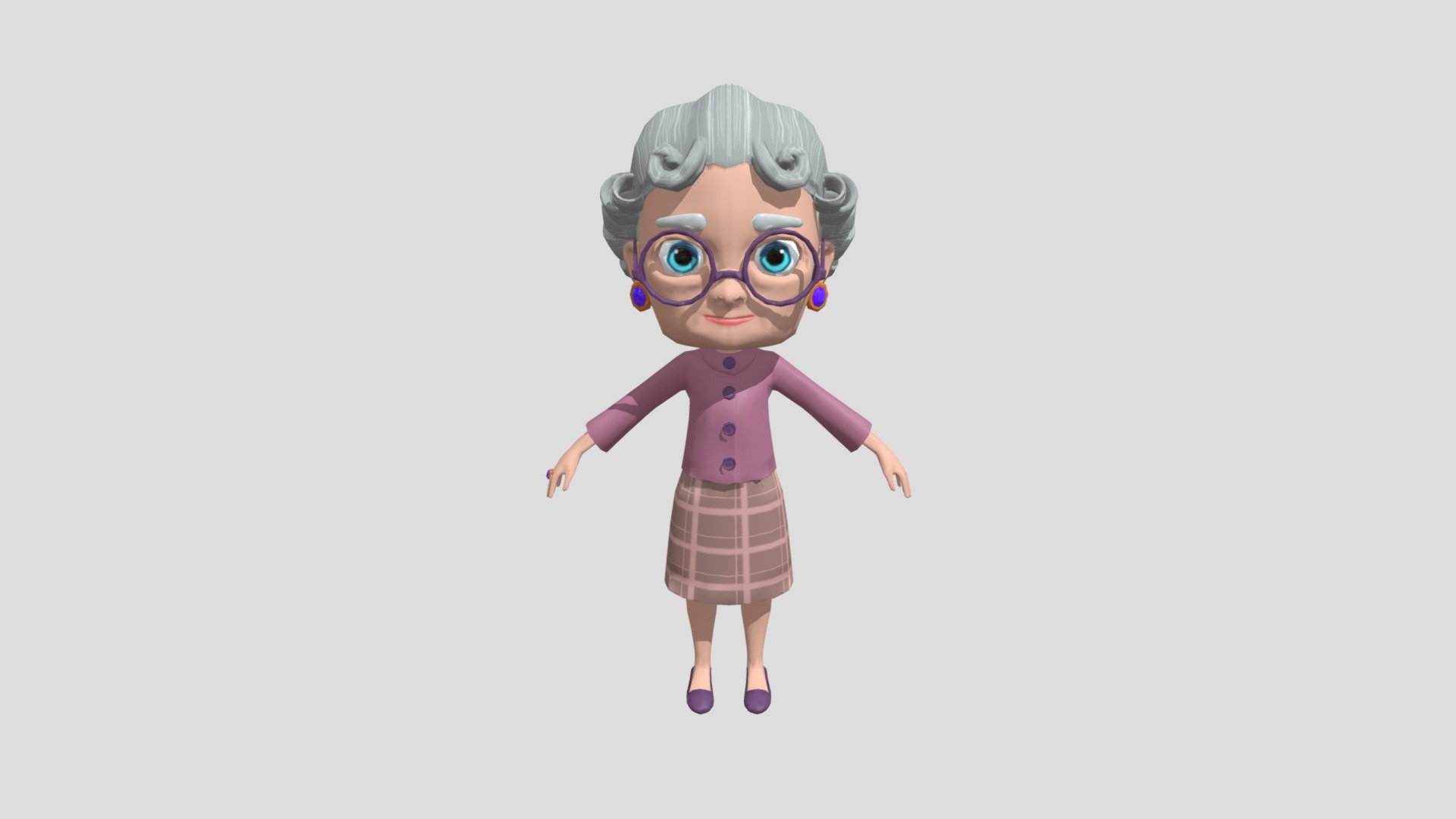 Grandma - 3D model by Dirosta (@dirostarabany) [a4f5cc5] - Sketchfab