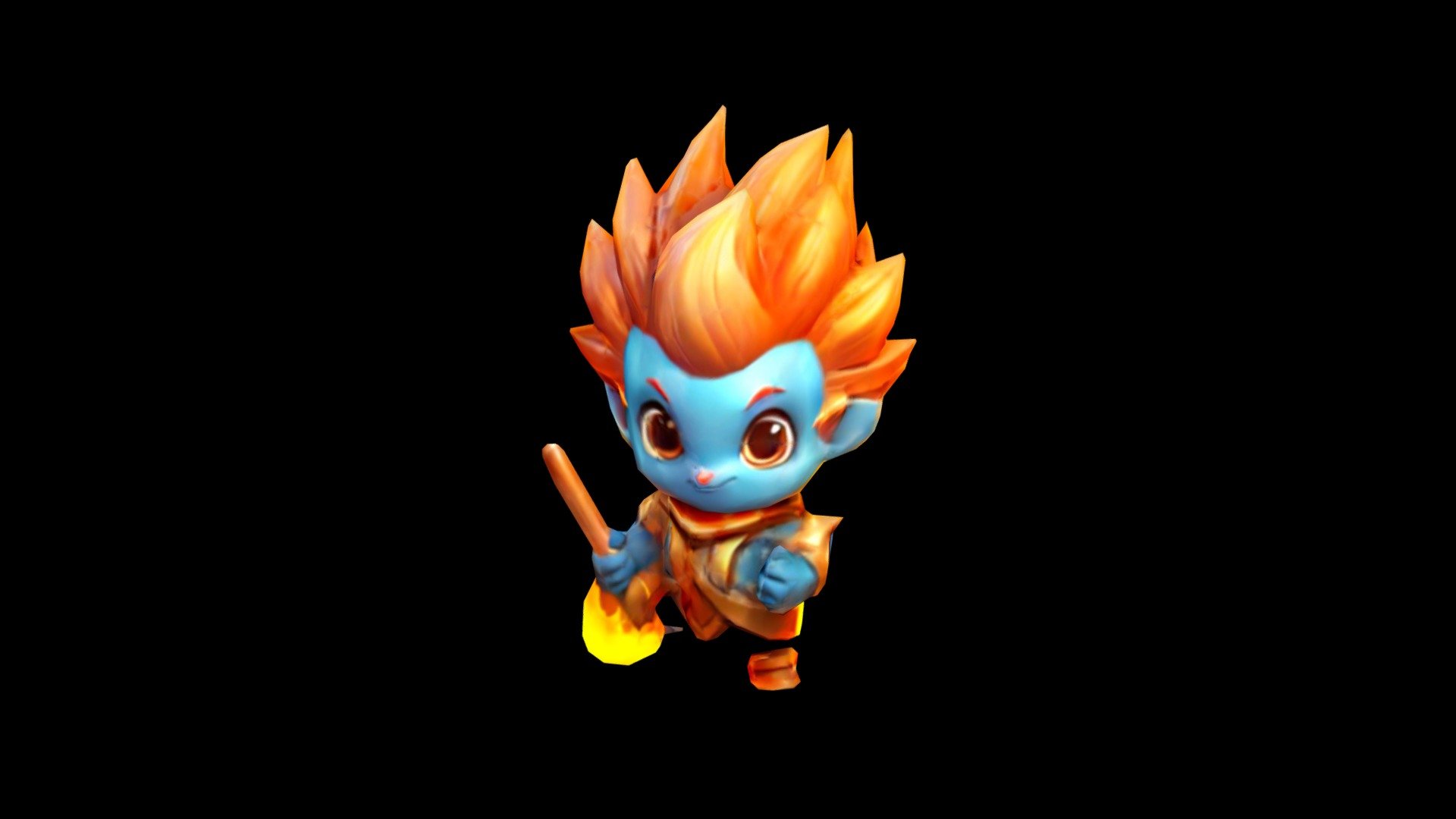 Joyful Cartoon Character Expressions Animated Ge - Download Free 3D ...