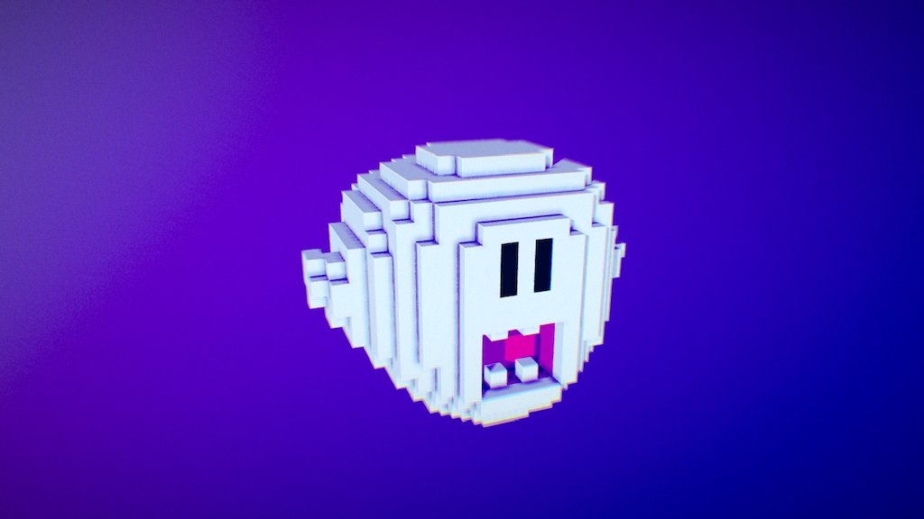 Boo（Super Mario） - 3D model by taihei [a4f6df5] - Sketchfab