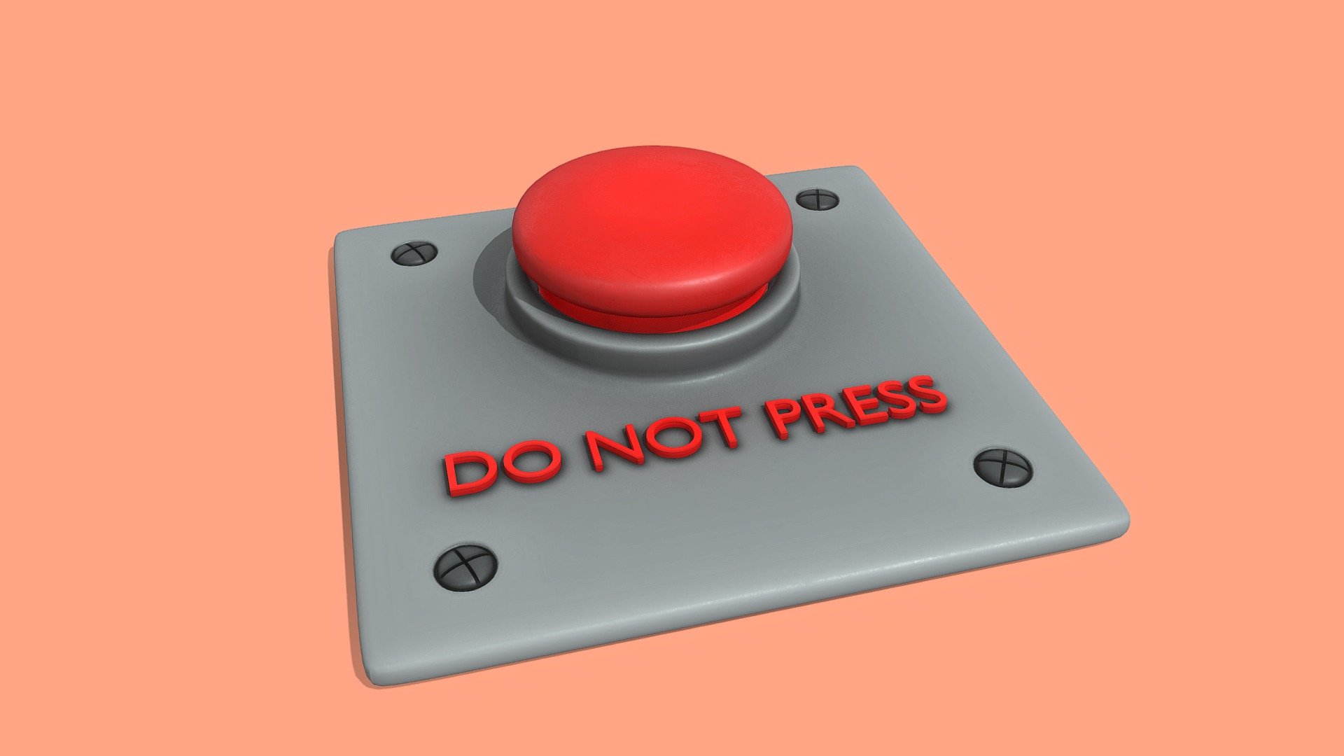 Do not press - 3D model by AnshiNoWara NG+ (@Anshinowara2) [a4f74b6 ...