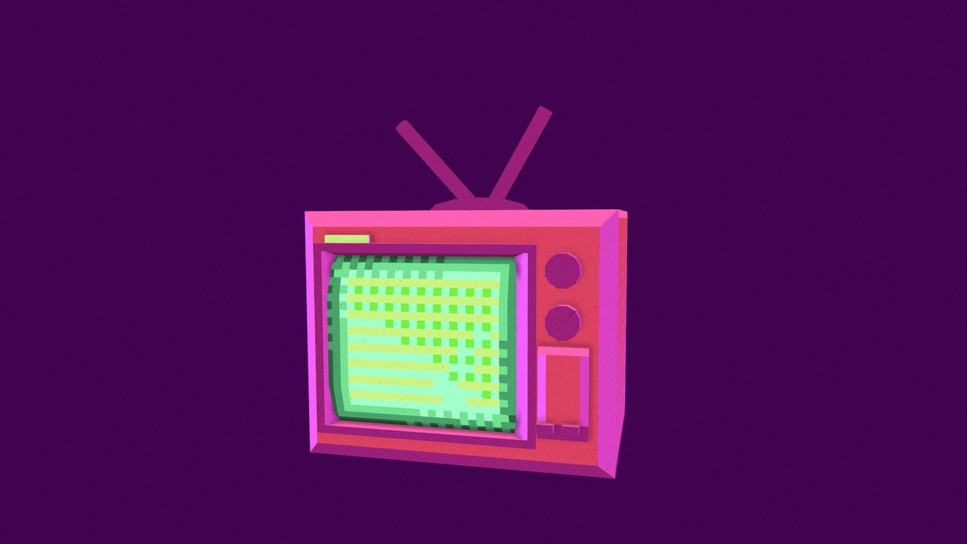 Low poly CRT - Download Free 3D model by C. Artee (@C_artee) [a4f779a ...