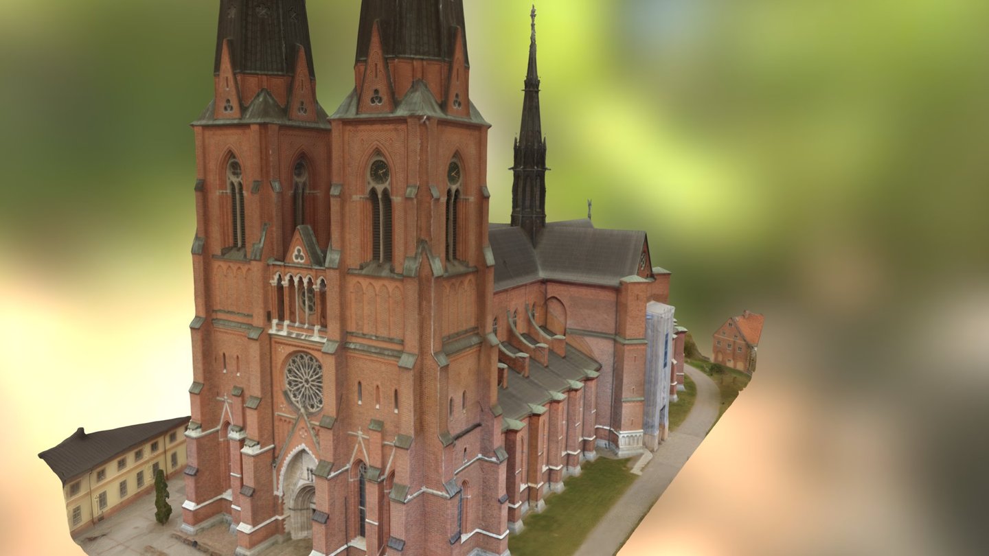 Uppsala domkyrka - 3D model by Disir Productions (@disirproductions ...