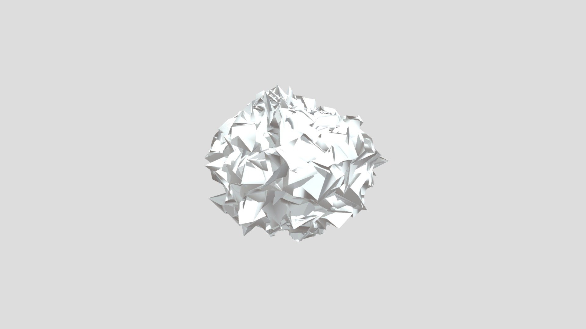 Paper ball - 3D model by warrior.elizabeth7 [a4f9de6] - Sketchfab