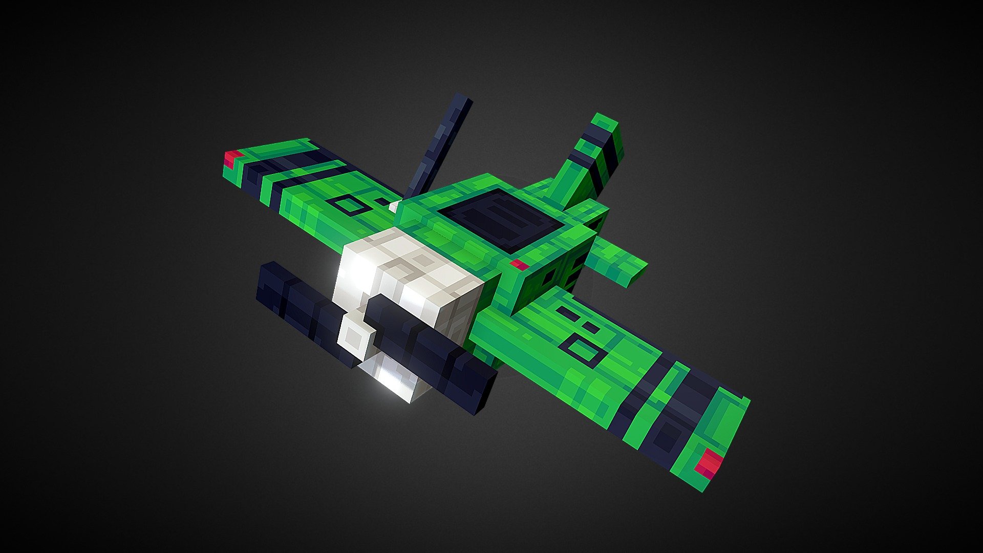 Low Poly Toy Plane - 3D model by NatureBuilder [a4fa1ec] - Sketchfab