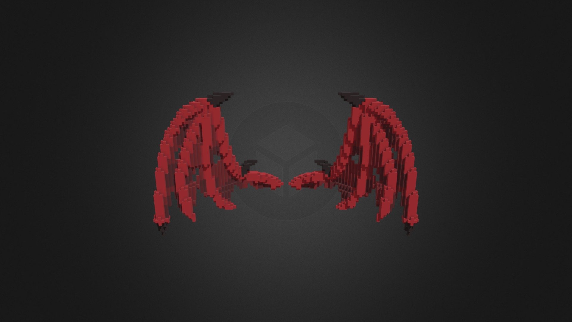 Crimson Evil Wing [By HalfDAS] - 3D model by SirHalfDAS (@HalfDAS ...