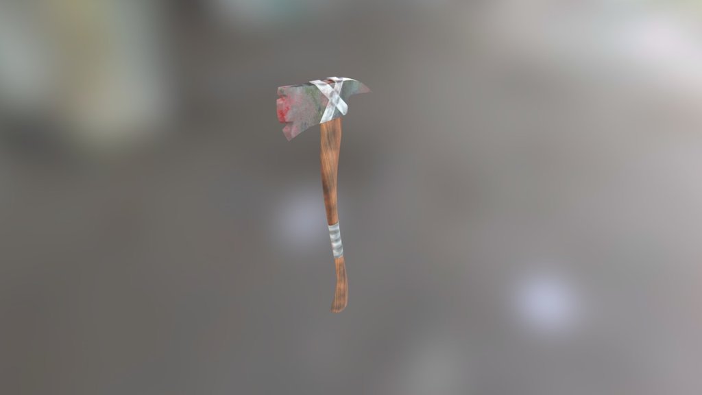 Post Apocalyptic Axe Textured - 3D model by Jack Collins ...