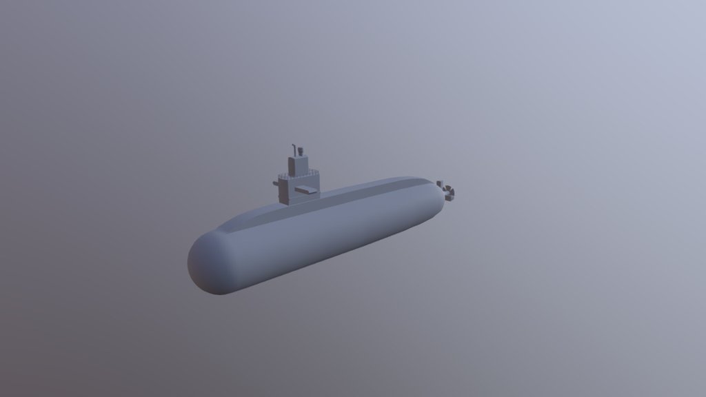 Submarine - 3D model by Kayla Bebee (@KBebee313) [a500bdc] - Sketchfab