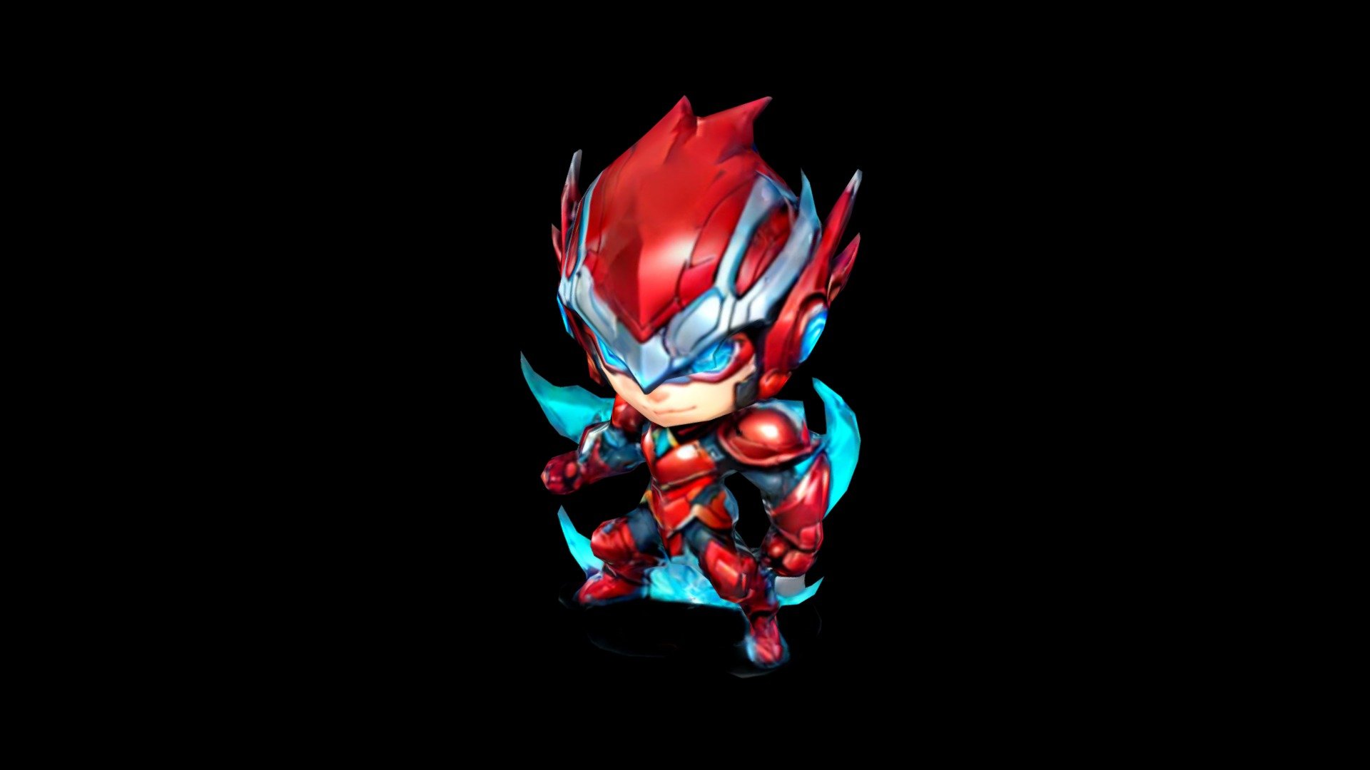 A heroic young warrior stands, ready for battle. - Download Free 3D ...