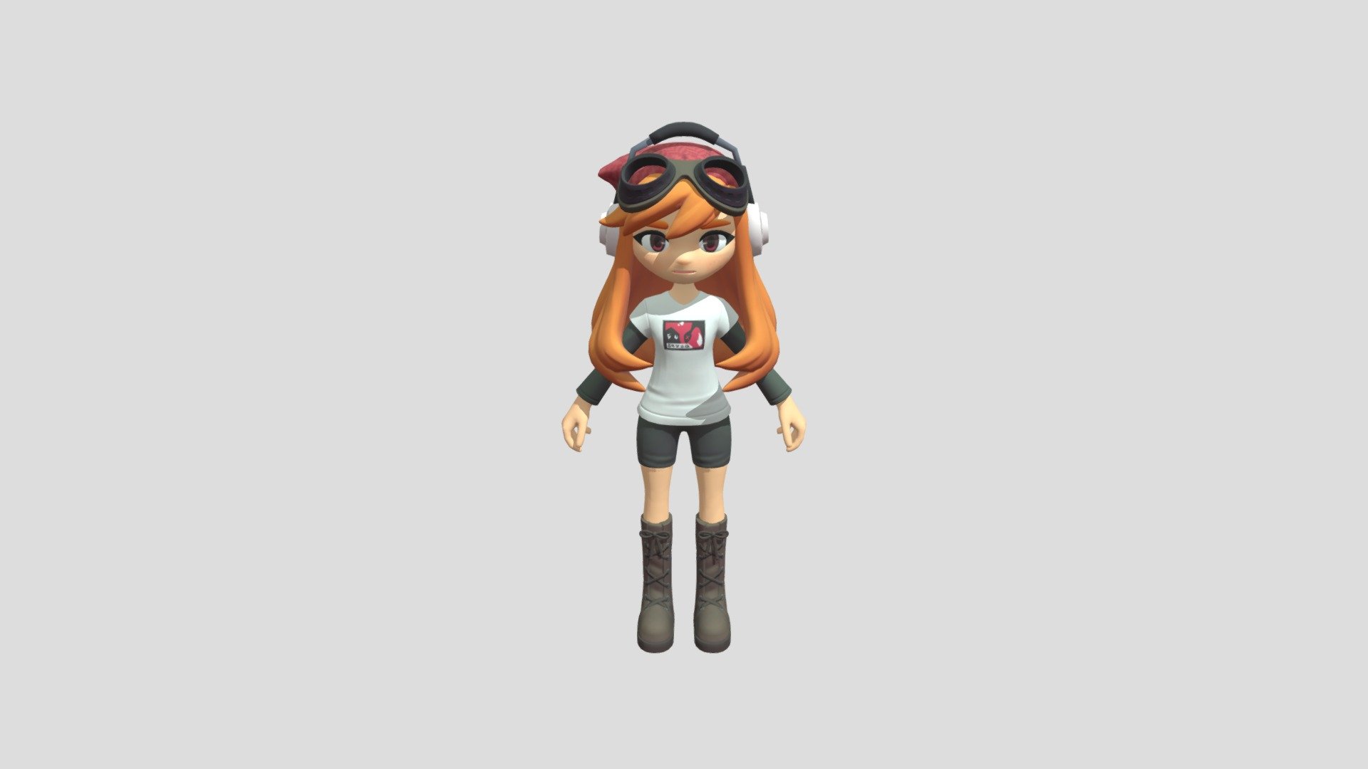 Meggy SMG4 2023 Download Free 3D Model By Pedro Blox 27 D