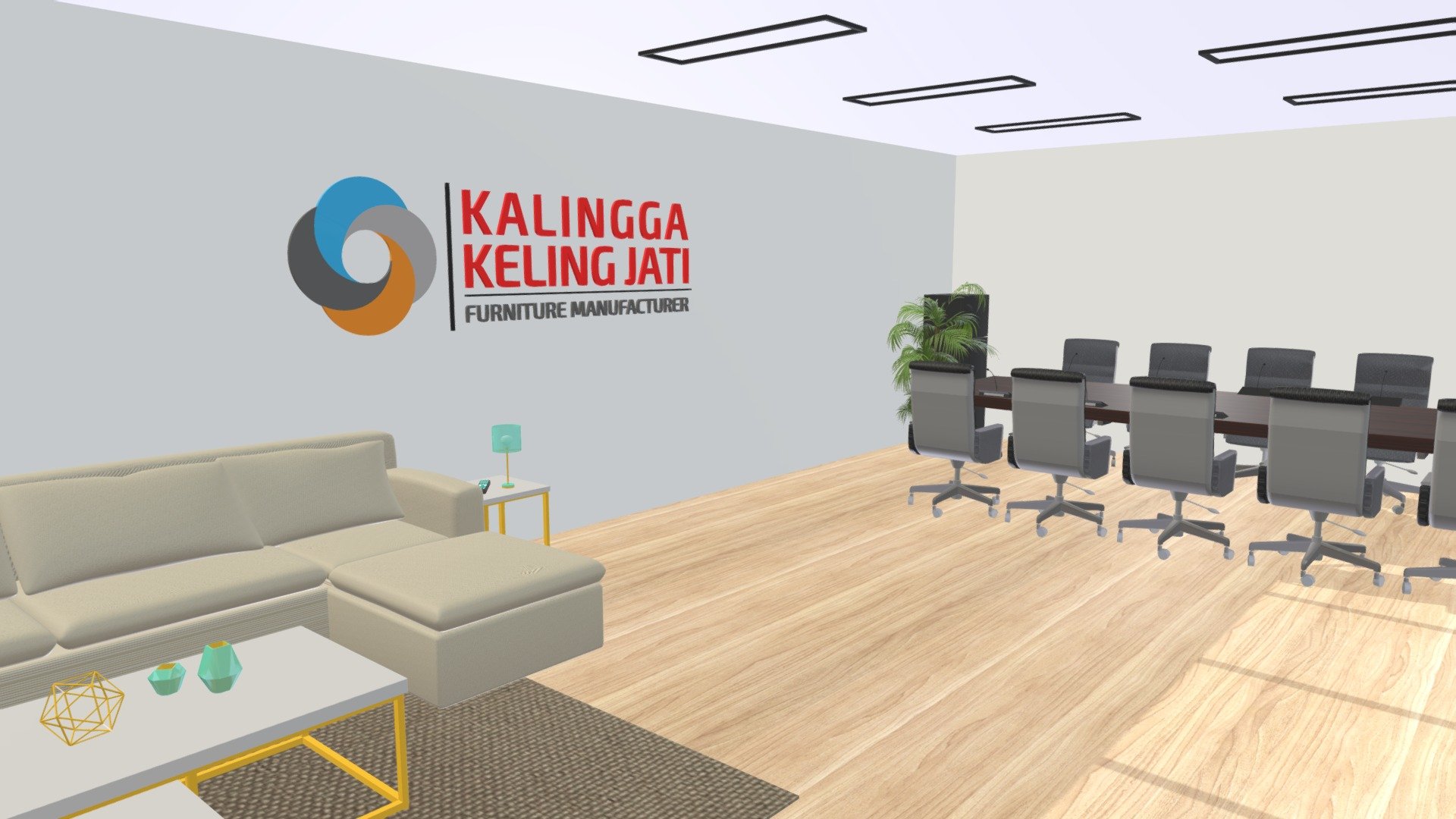 Desain Ruang Meeting KKJ - 3D model by Assena Damas (@assenadamas7 ...