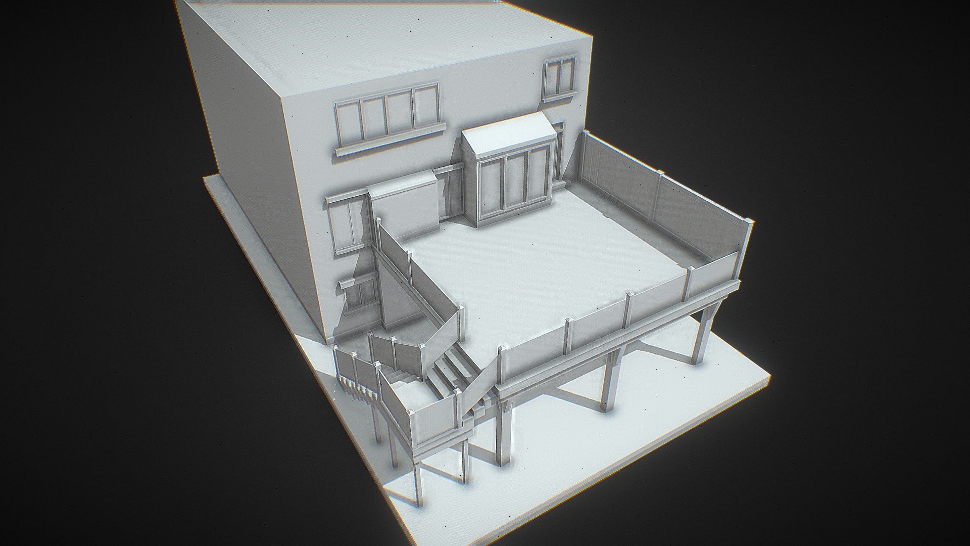 Mod terrace - 3D model by gabotico.art (@Damian.Dante) [a505430] - Sketchfab