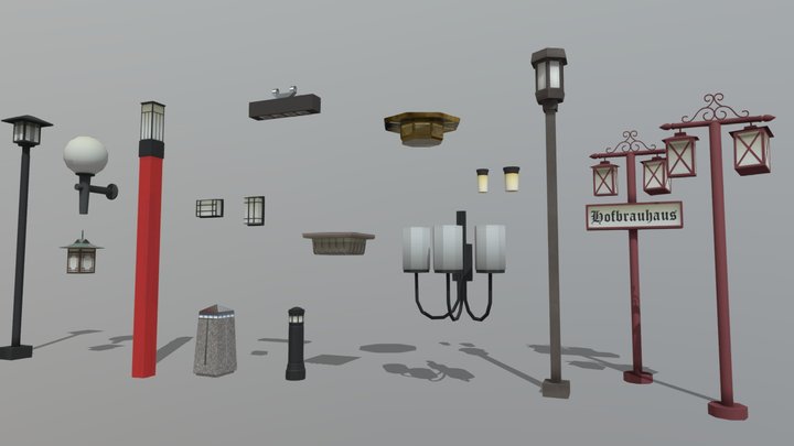 Lamps 3D models - Sketchfab