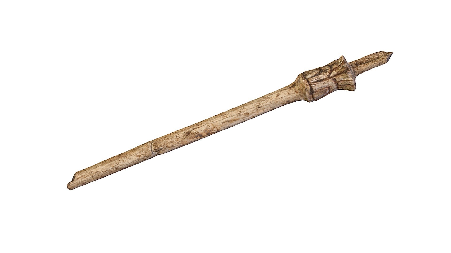 Peg-topped Bone Pin - 3D model by University of South Florida Libraries ...