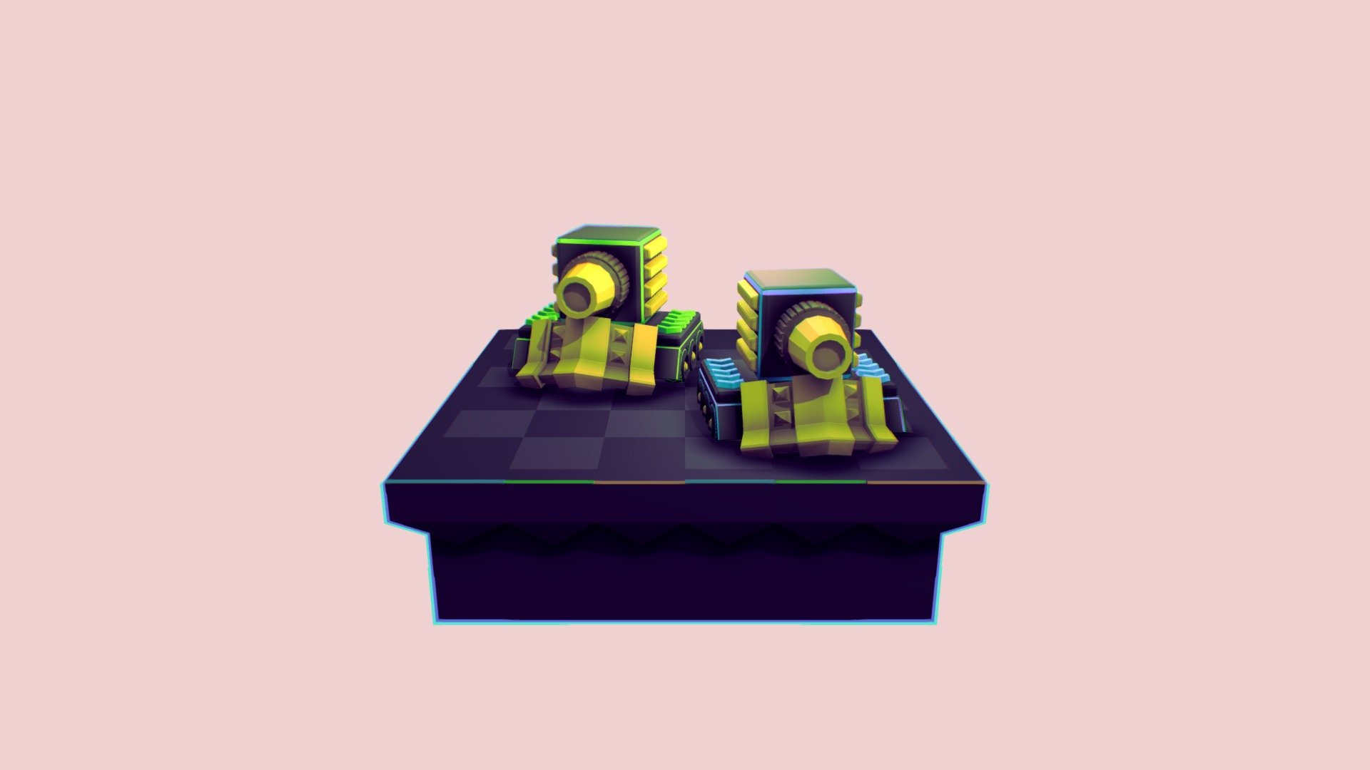 Low-poly Chibi Tank - Download Free 3D model by Marina Martínez ...