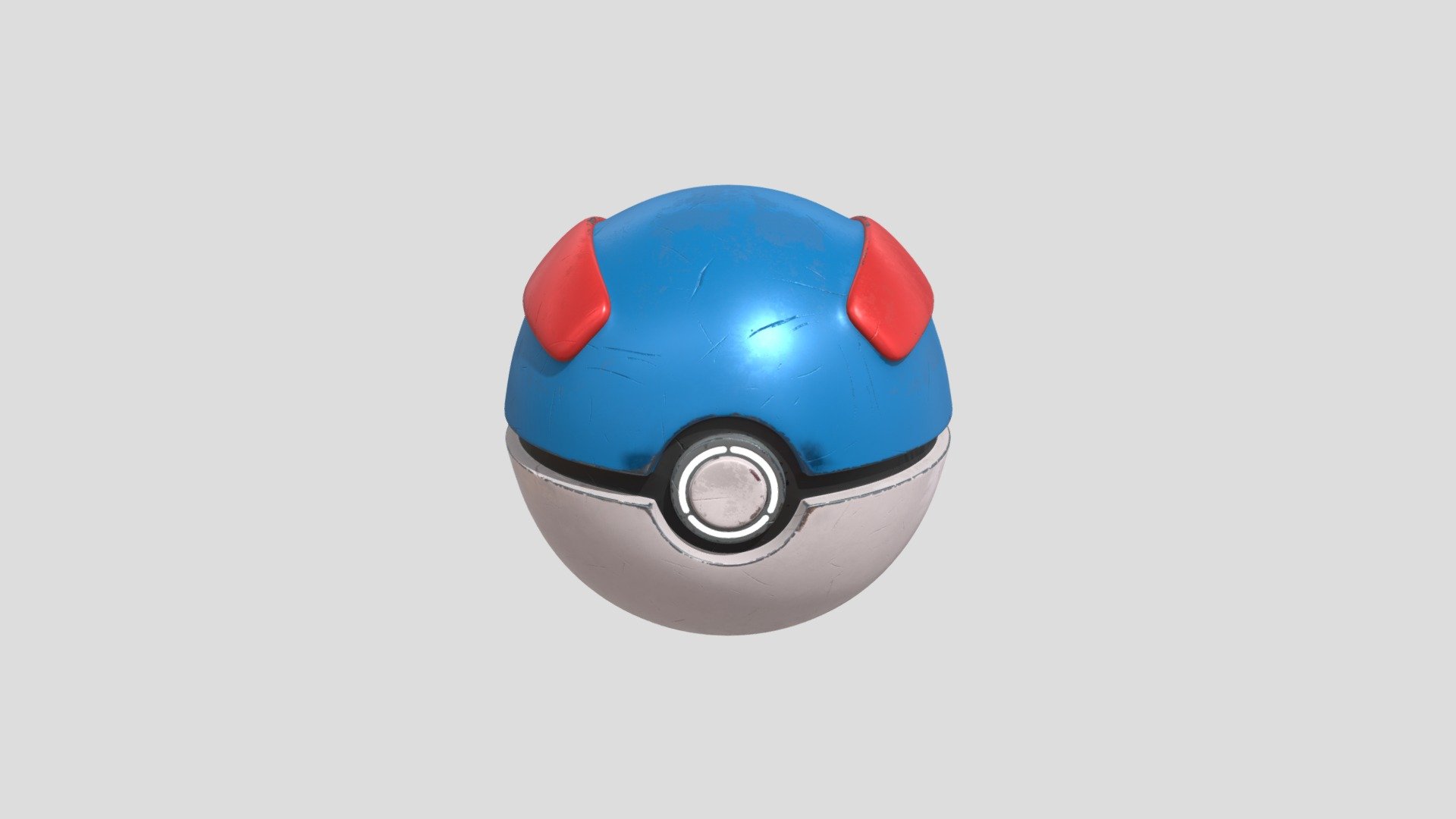 Pokeball - 3D model by qkamina [a50b14b] - Sketchfab