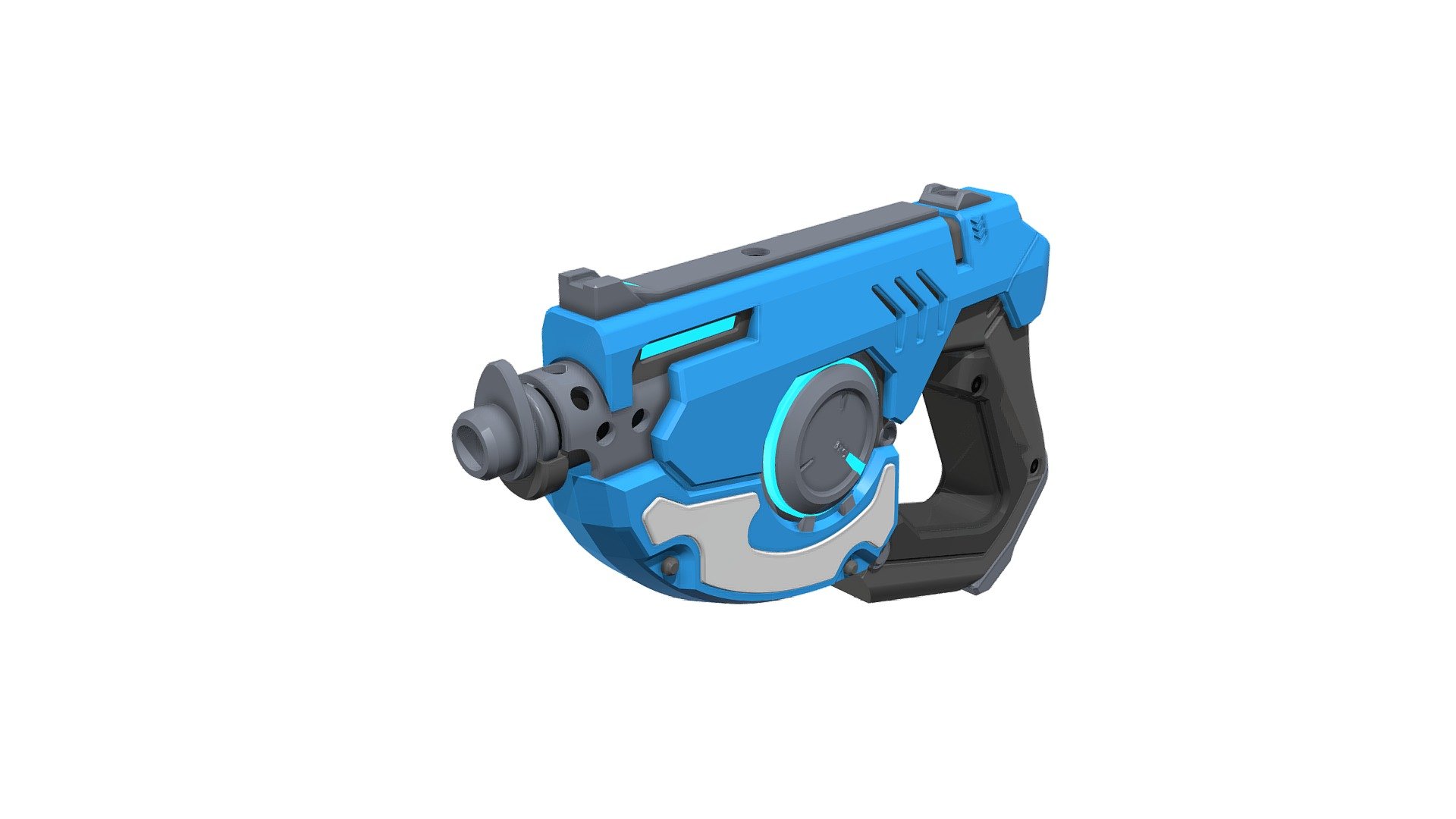 Tracer Blaster Punk Skin - Printable - STL - Buy Royalty Free 3D model ...