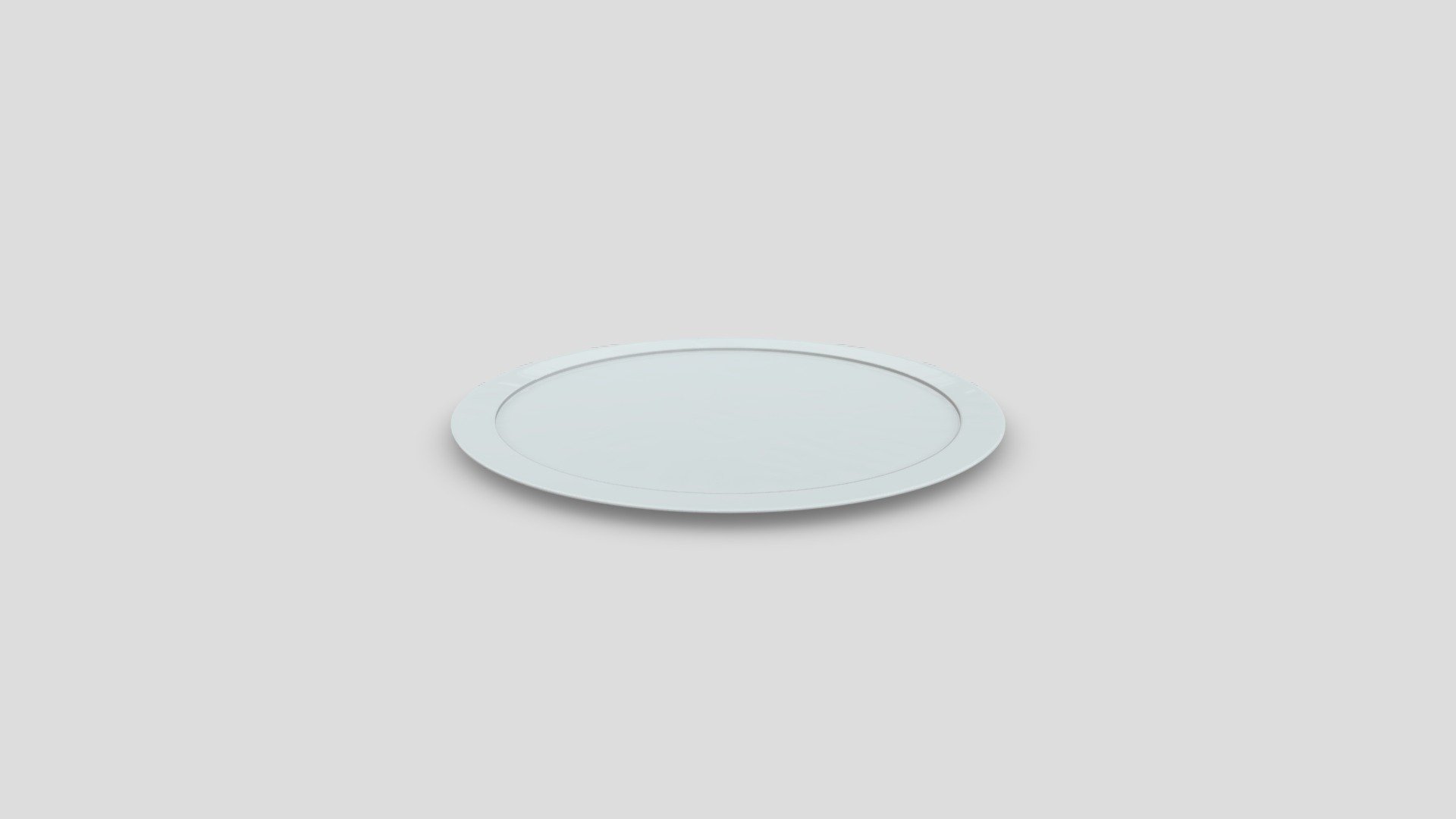 Basic - Complementi - Piatto Tondo Falda - Download Free 3D model by ...
