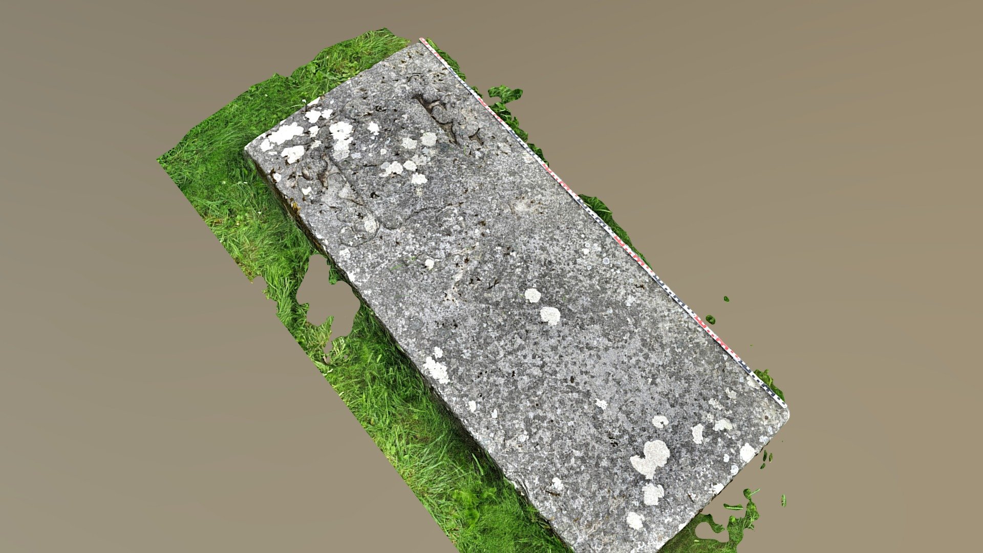 Moybologue Old Graveyard - Grave Slab, Co. Cavan - 3D model by ...