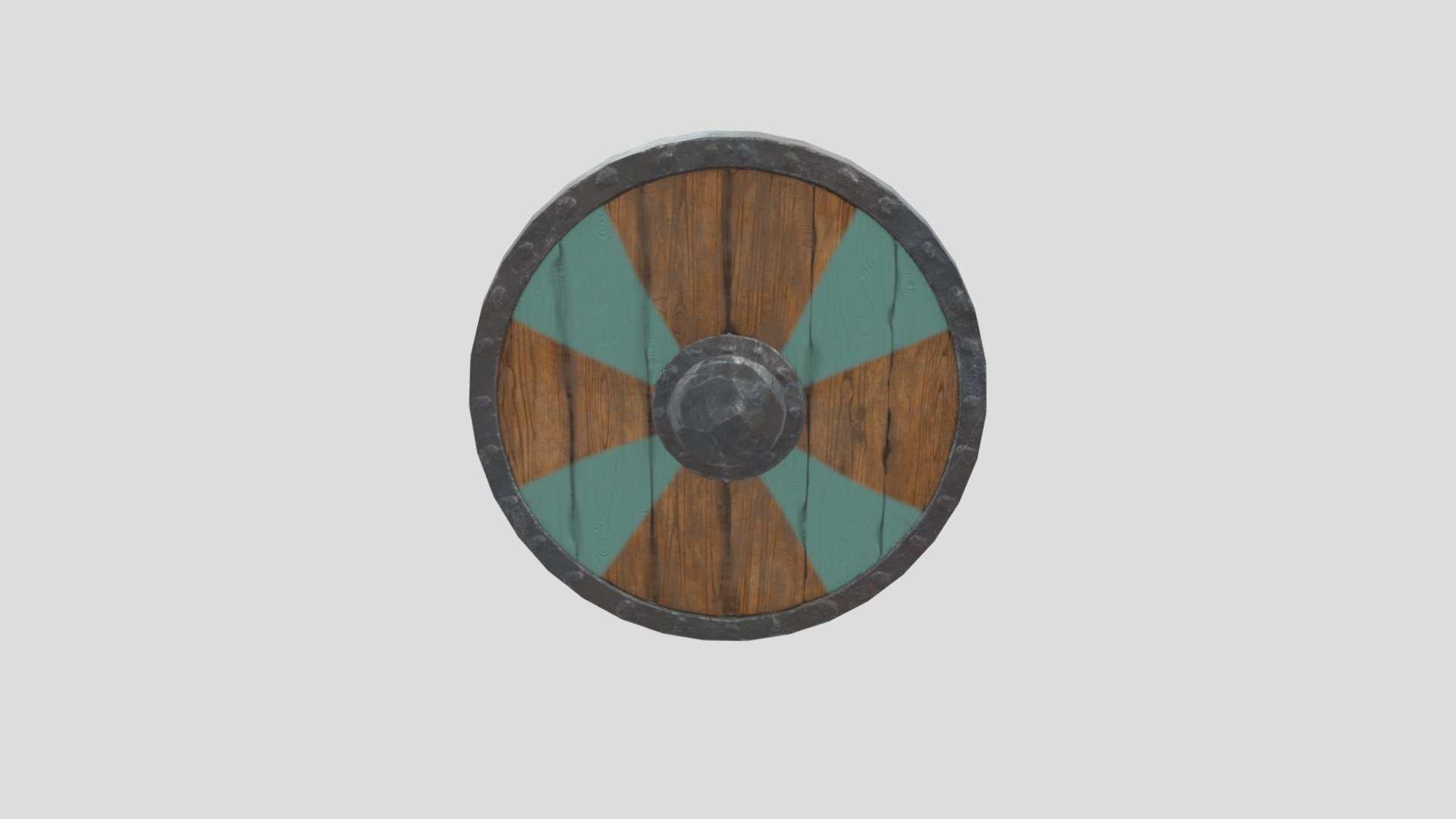 Viking Shield v.3 (Low-Poly) - Download Free 3D model by Emilio ...