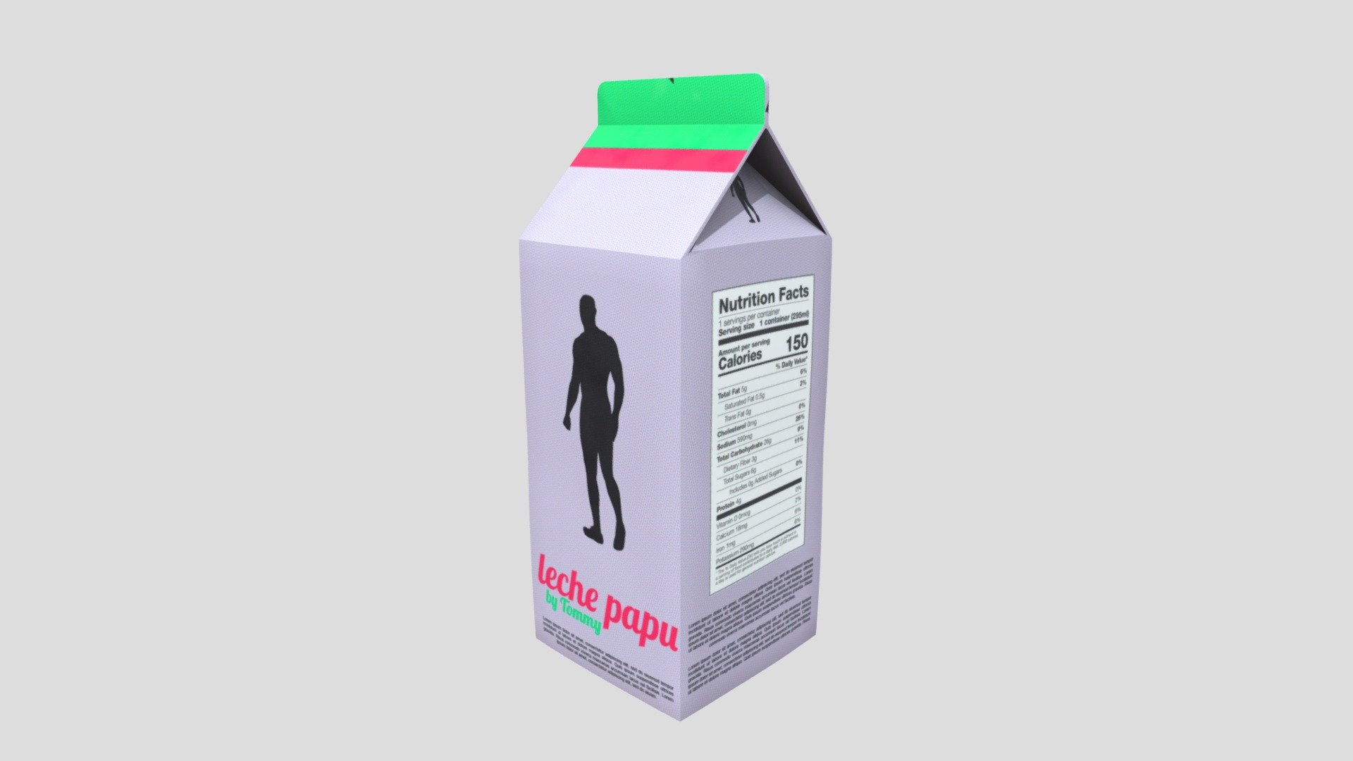 Leche Papu - Download Free 3D model by El Faro Studios (@ElFaroStudios ...