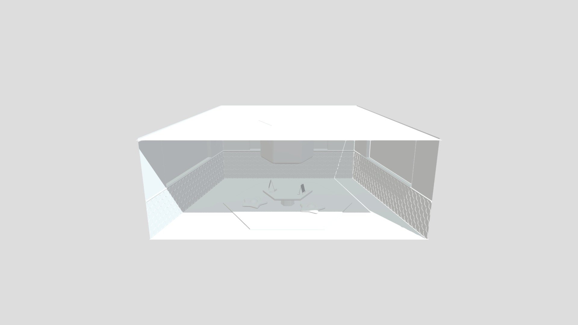 Hexagonal Bee Observer Room - 3D model by sammieabrigo [a515b05 ...