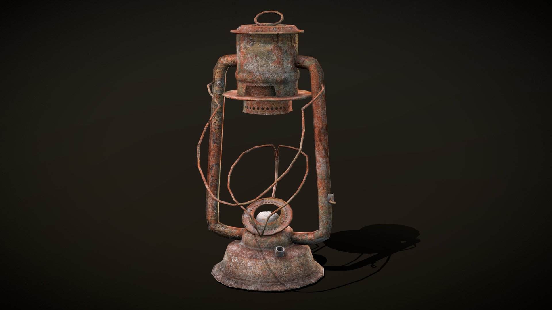 Rusty Lamp - Download Free 3D model by Ret.ouchs [a515f10] - Sketchfab