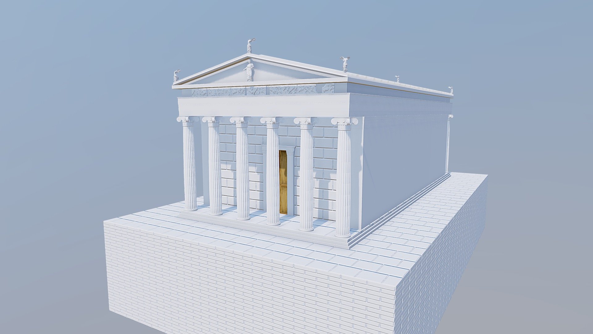 Ionic Temple - 3D model by iPedia [a51783a] - Sketchfab
