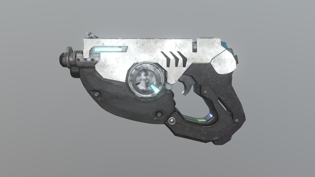 Old Tracer Gun (Overwatch) - 3D model by Lean Cruzada (@leancruzada ...