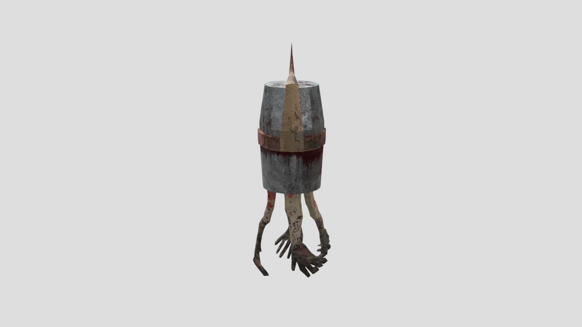 Walking Knight Helmet Monster - 3D model by Ezekiel G (@checkermince ...