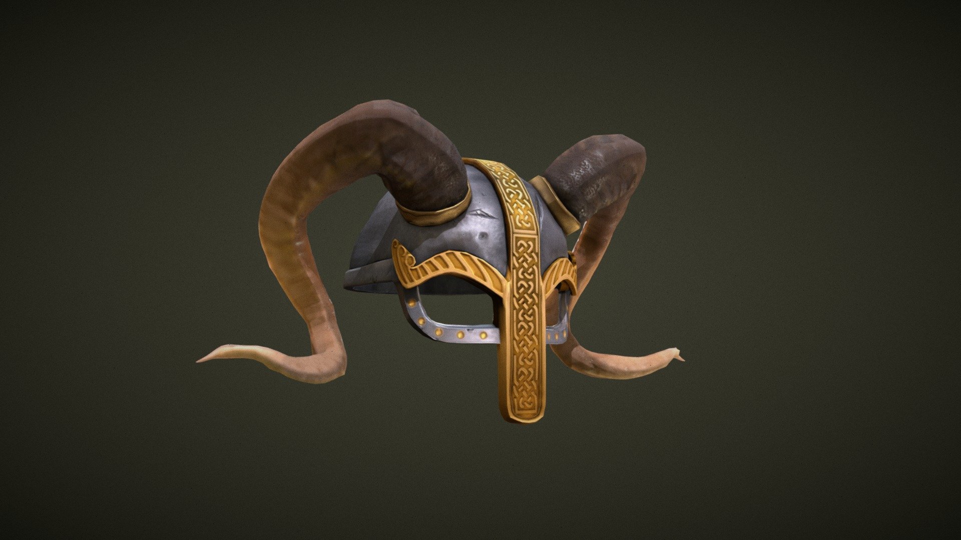 Stylized Viking Helmet - Download Free 3D model by onlymorozov [a519619 ...