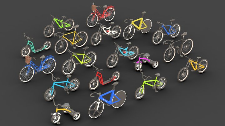Bicycle 3D models - Sketchfab