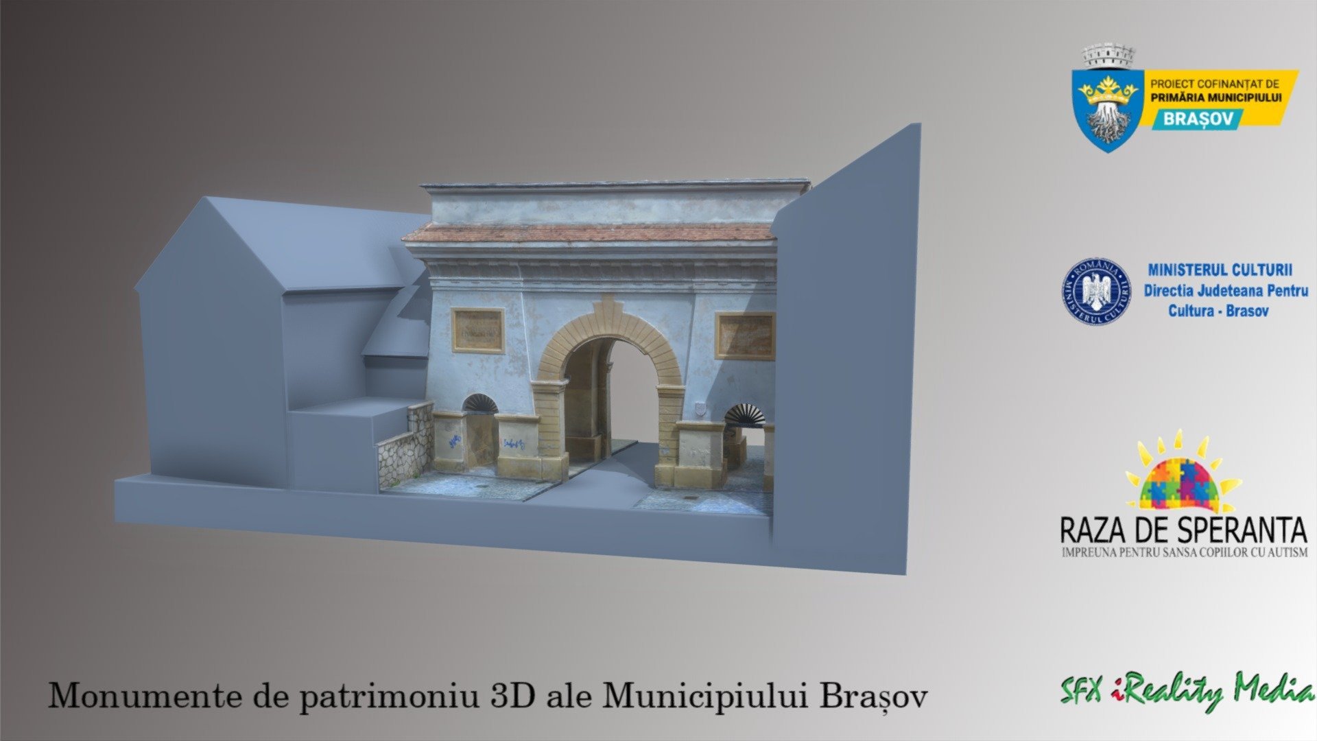 Poarta Schei - Brașov - 3D model by Institutul Național al ...