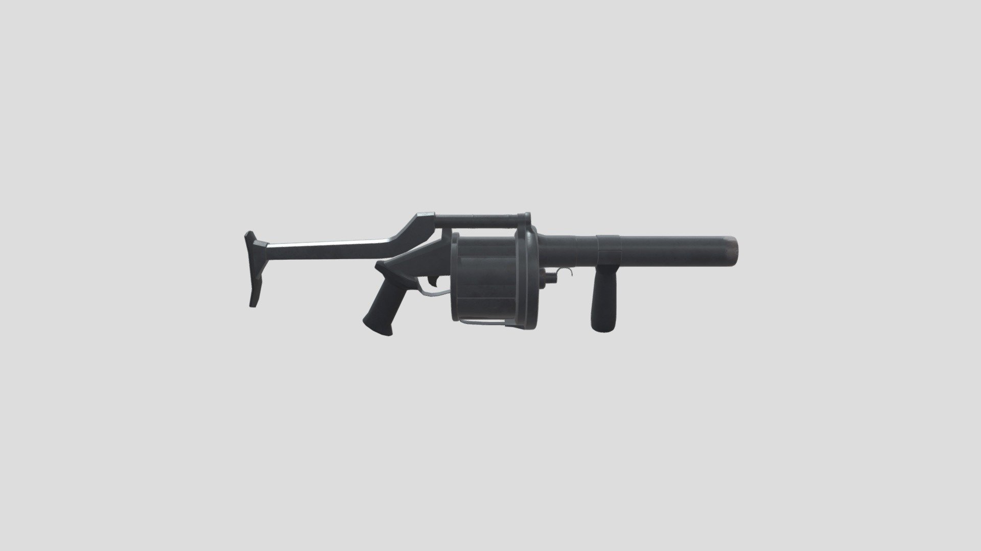 Grenade Launcher - 3D model by victorcasco [a51b852] - Sketchfab