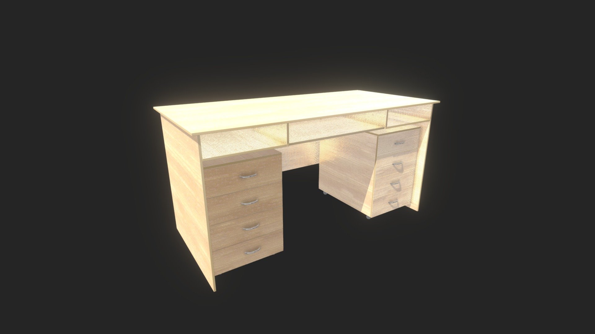 Office table - 3D model by vanyok [a51bb33] - Sketchfab