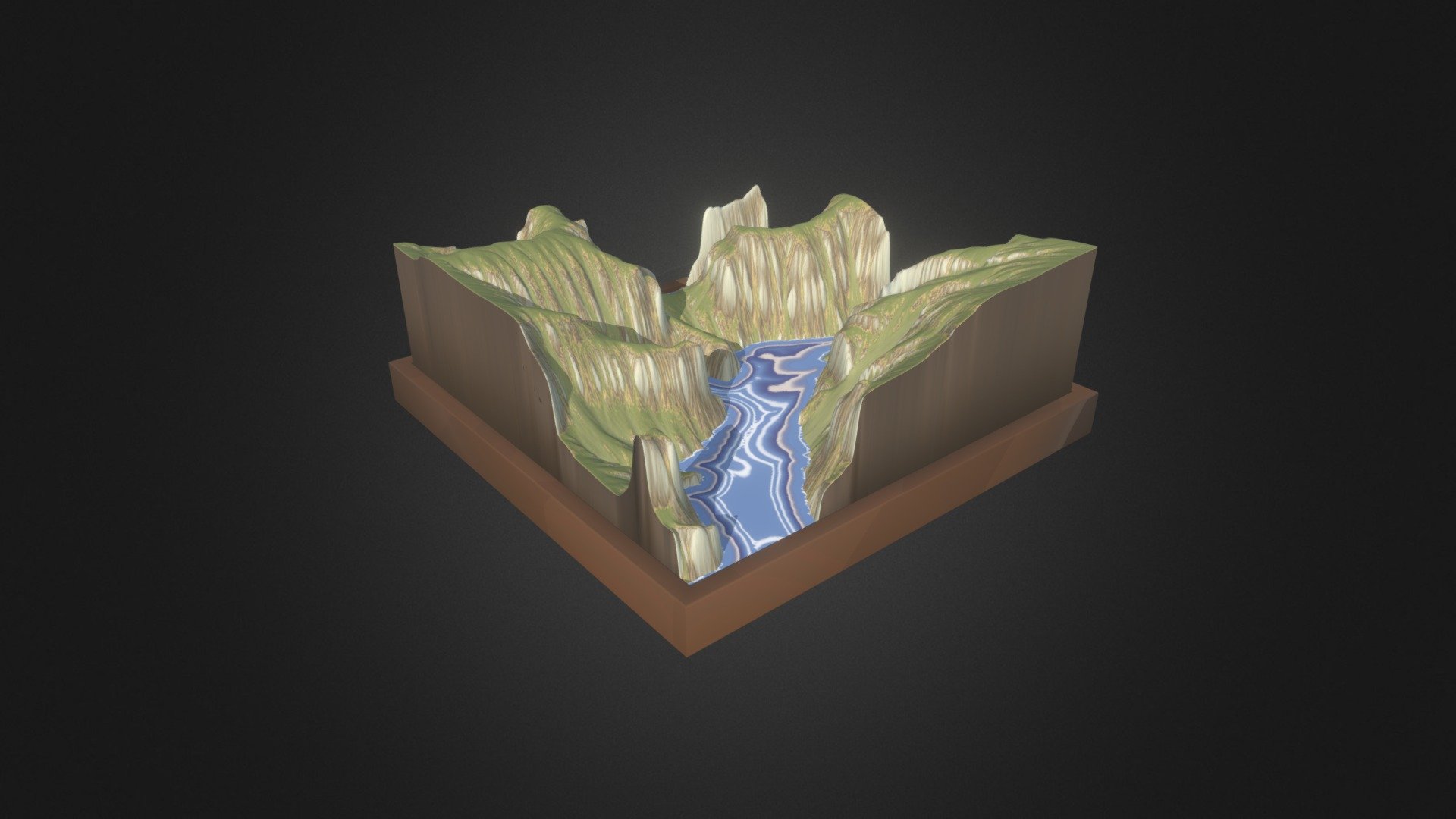 World - The Valley Cove - Download Free 3D model by Alexander.Navarro.M ...