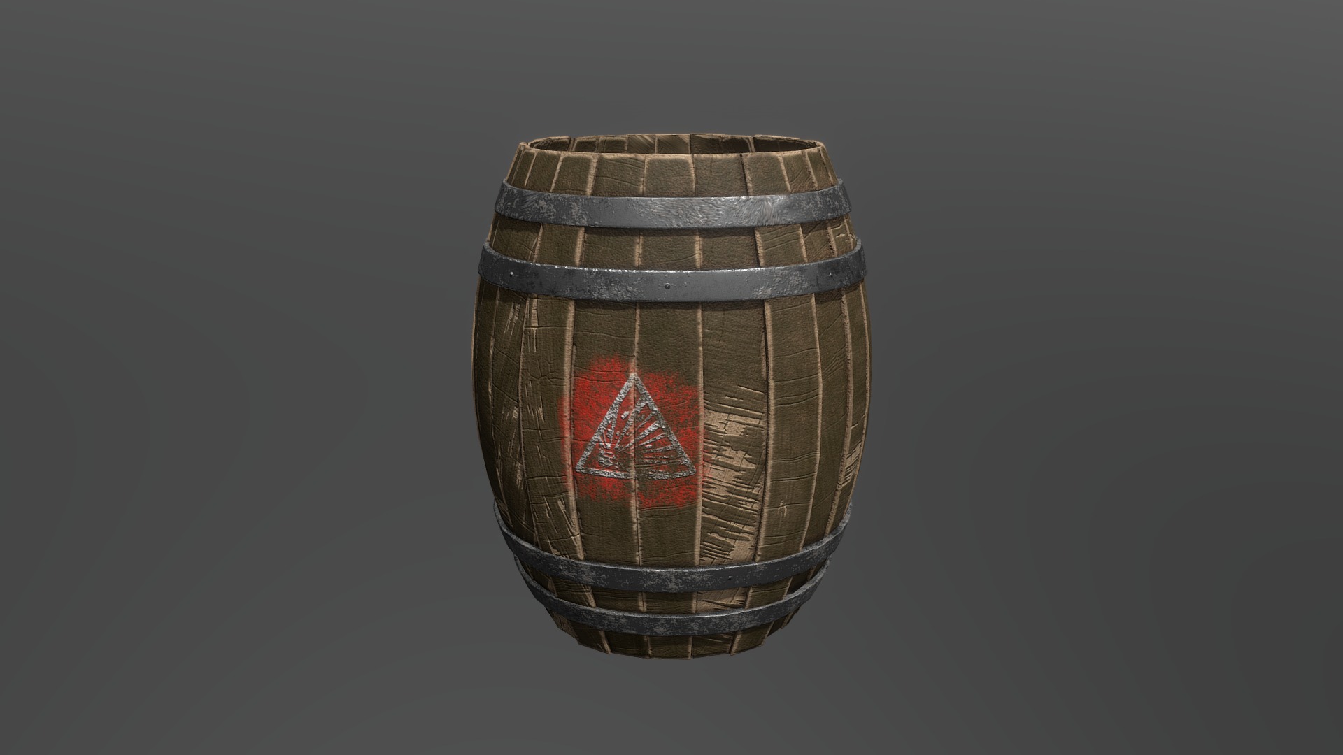 Simple Barrel - 3D model by Karti [a51d2e4] - Sketchfab