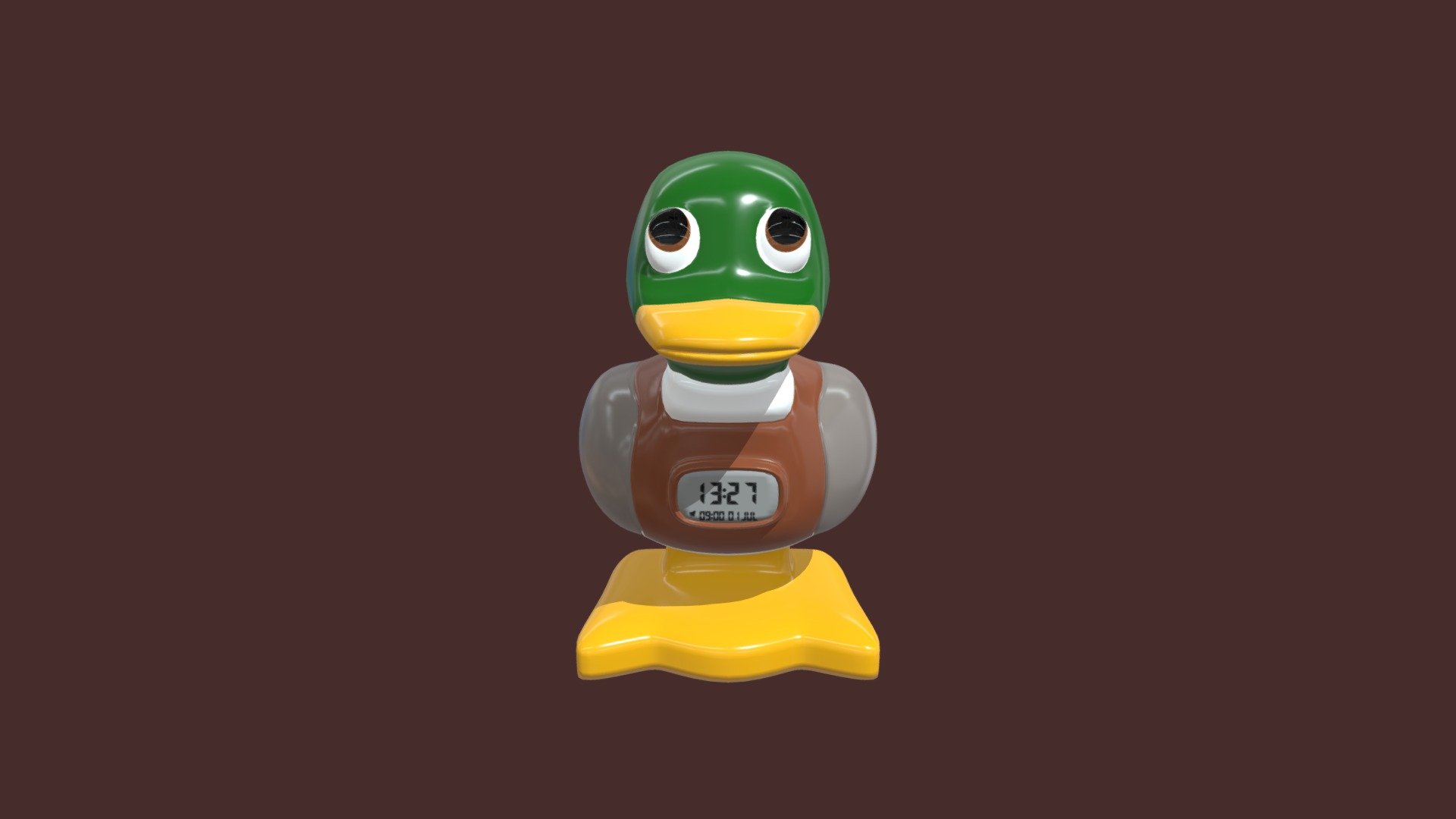 Ducky Clock - 3D model by brightwanderer [a51d8b4] - Sketchfab