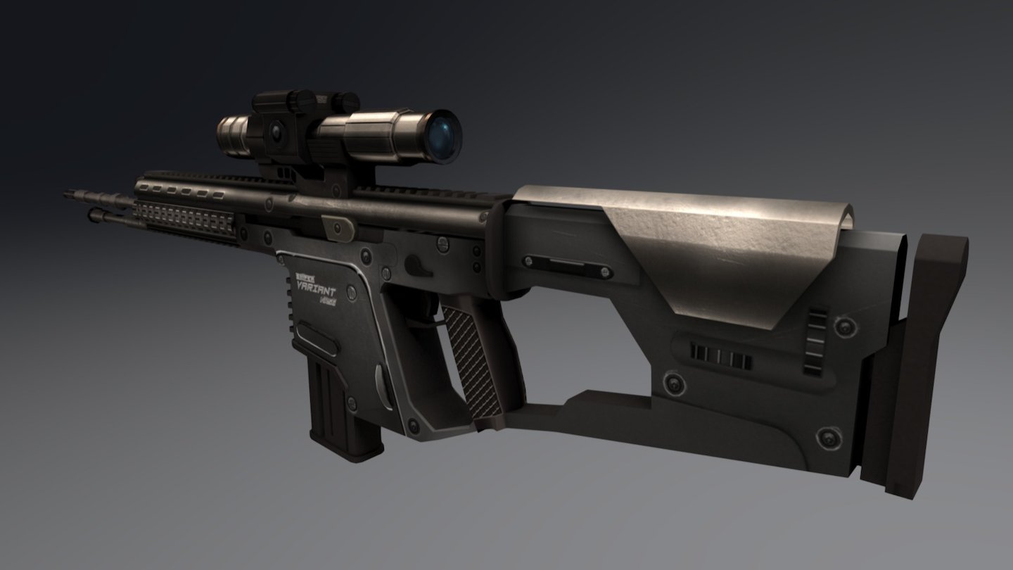 SNIPER VARIANT MR56 - 3D model by Kenshin1511 [a51e00a] - Sketchfab