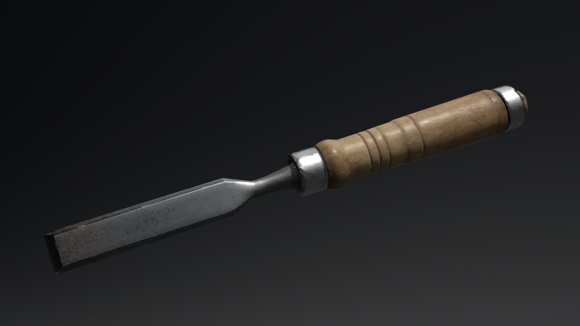 Old chisel - 3D model by sandraveresa [a51f2de] - Sketchfab
