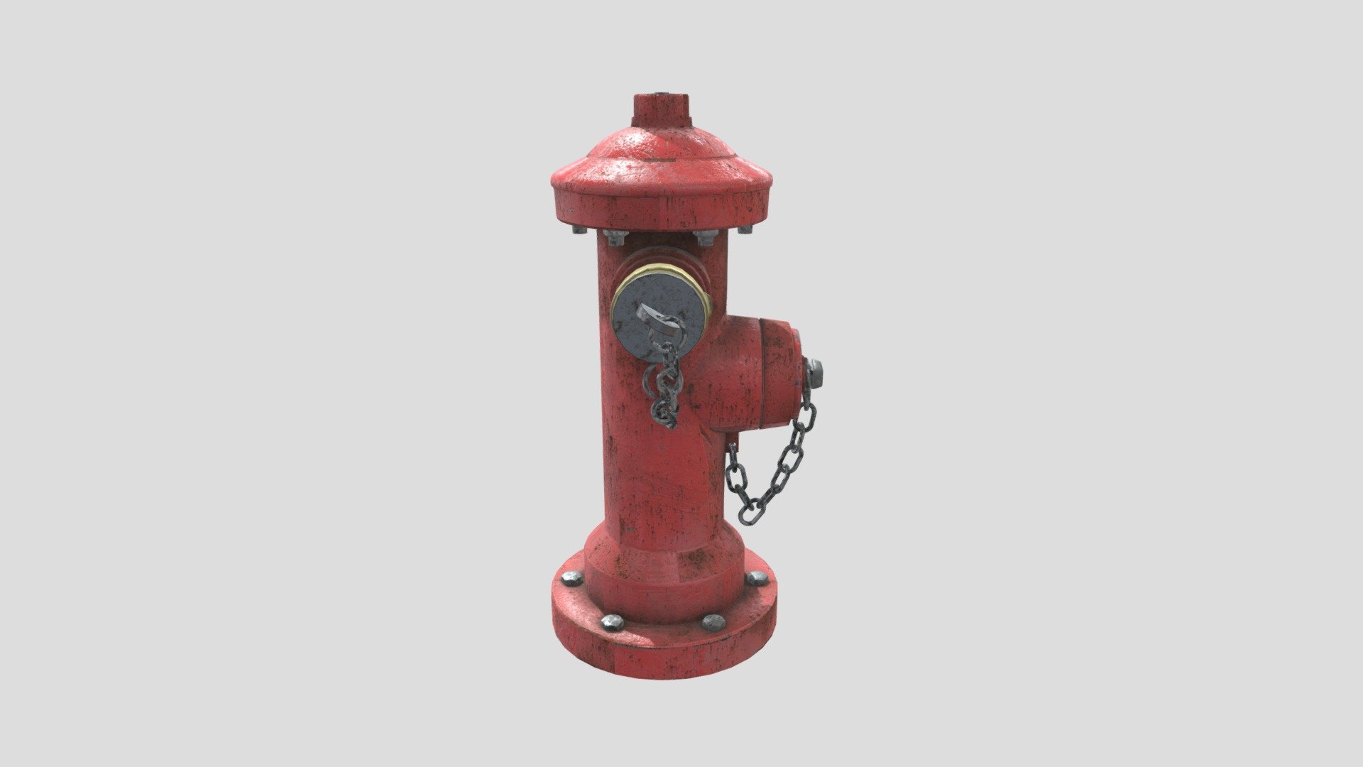weathered fire hydrant - 3D model by THERealmattblaq [a51f5d4] - Sketchfab
