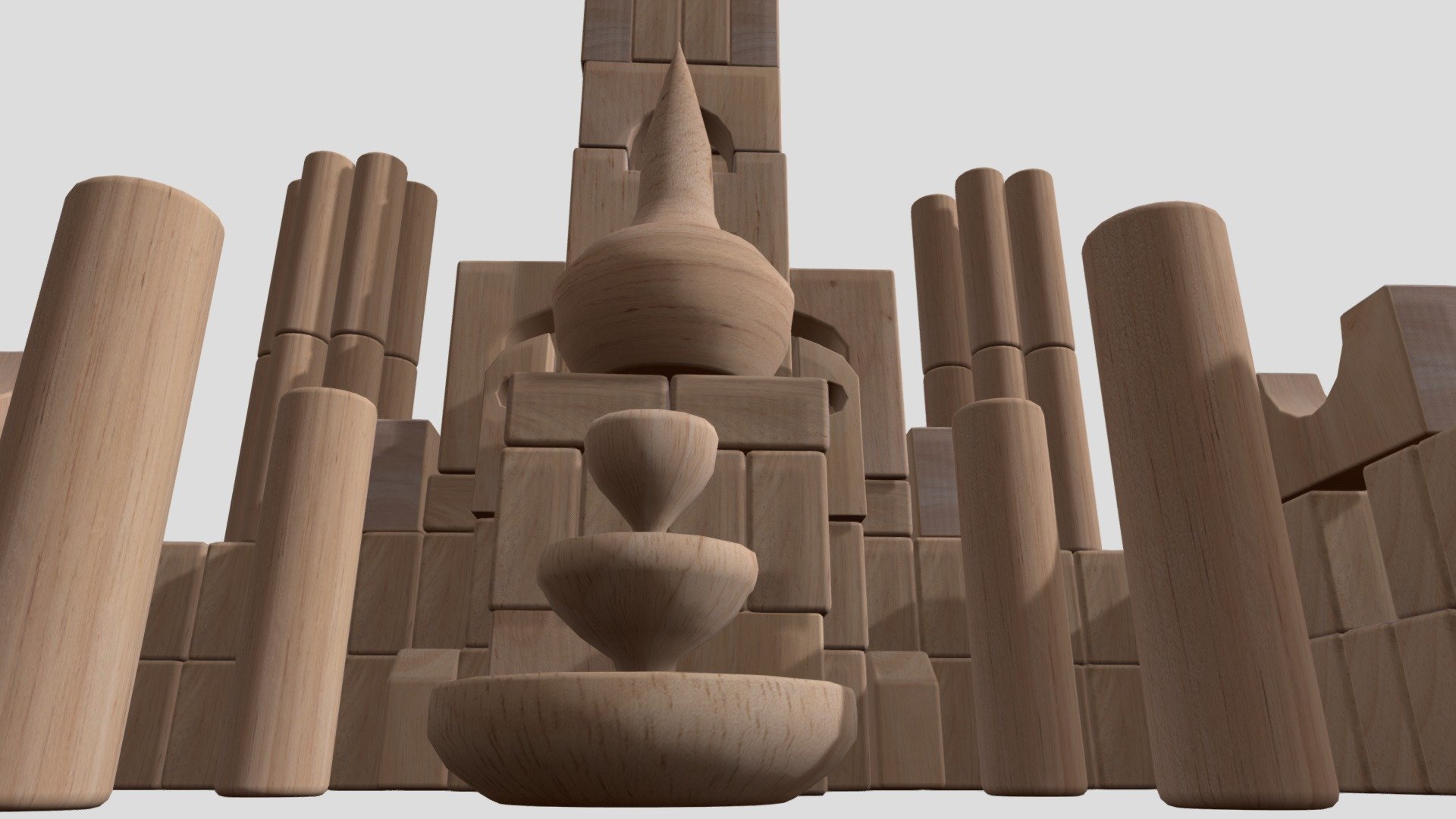 Unit Block Castle - Download Free 3D model by Gaz3dModeling [a51f6f3 ...