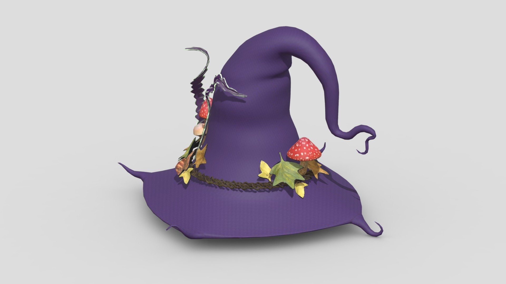 Witch Hat Lo Res - Download Free 3D model by Tara.Hayes [a51f726 ...