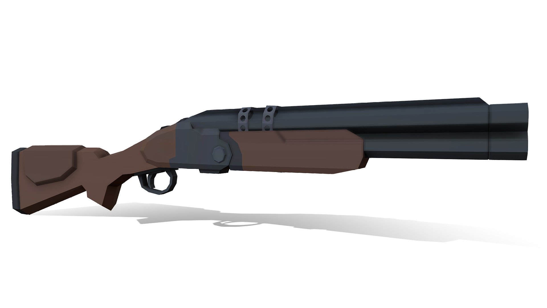 Hunting Shotgun (Low Poly) - 3D model by Likonisa (@eDU6tjT5IDwTntq ...
