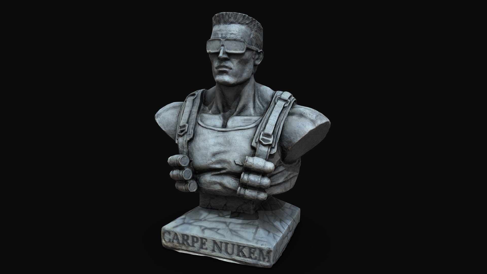 Duke Nukem Forever Collectable Bust - Download Free 3D model by James ...