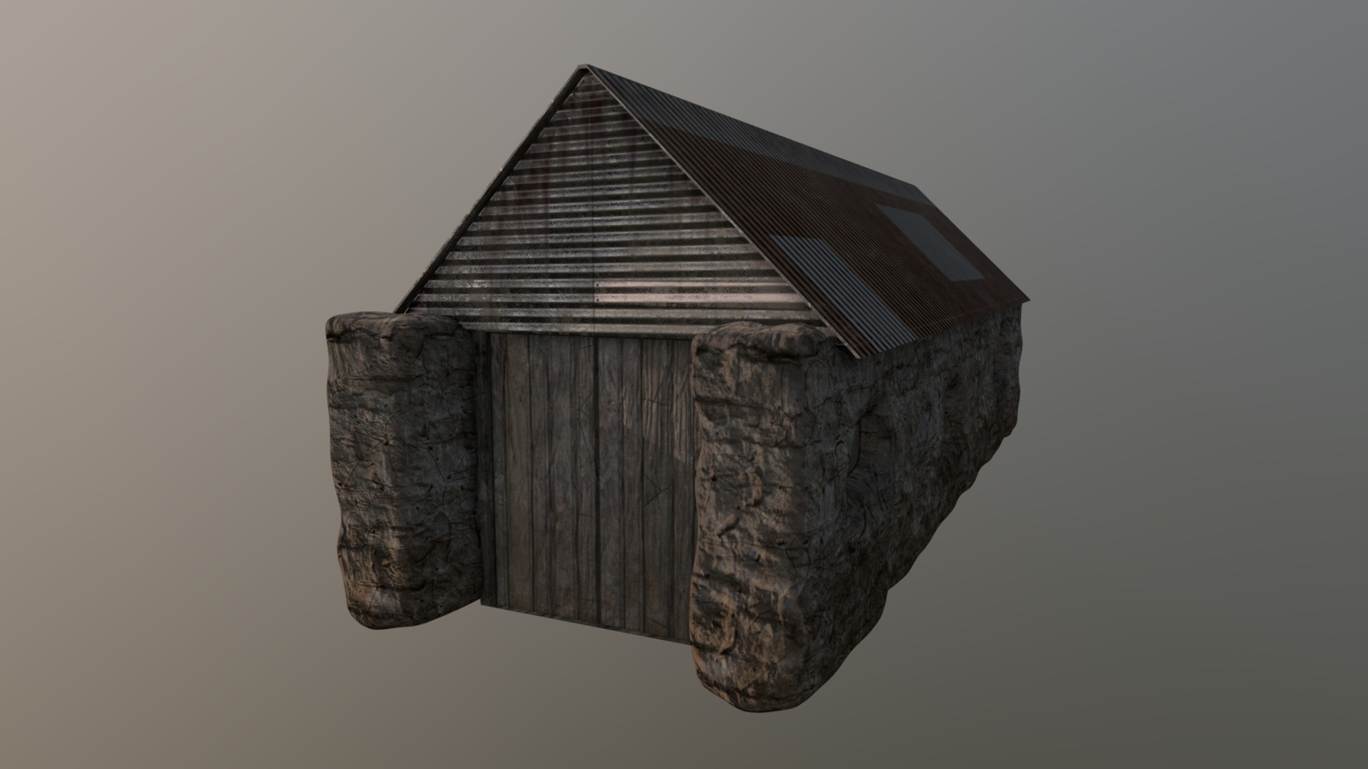 Dry Stone Barn - 3D model by silaspaige1998 [a522984] - Sketchfab